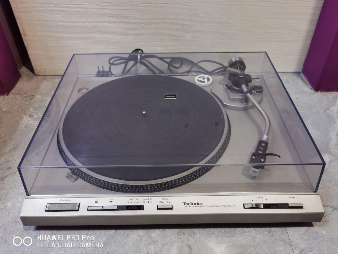 Technics SL-D303 Direct drive, fully automatic turntable, Audio, Other Audio Equipment on Carousell