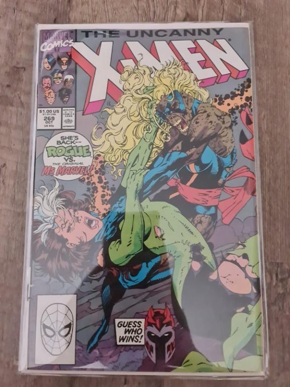 The Uncanny x-men #269, Hobbies & Toys, Books & Magazines, Comics ...