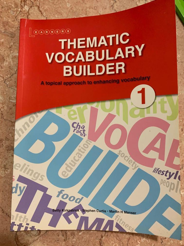 Thematic Vocabulary Builder 1, Hobbies & Toys, Books & Magazines ...