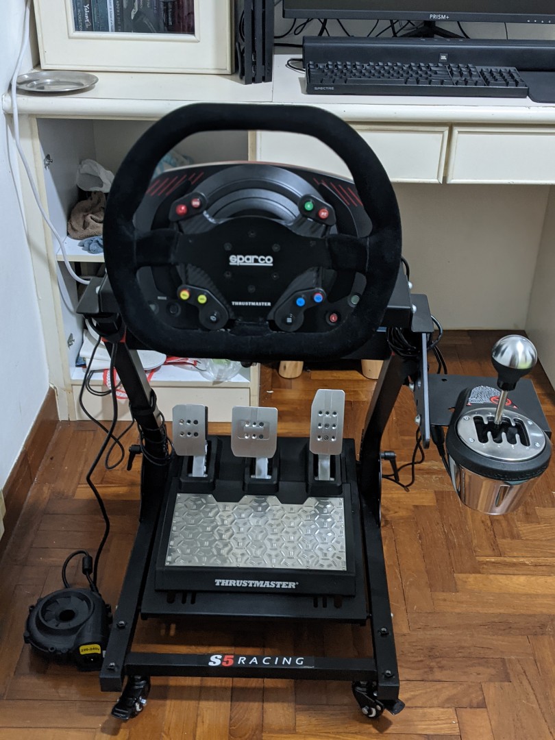 Thrustmaster TS XW racing simulator with T-LCM Load cell pedals ...