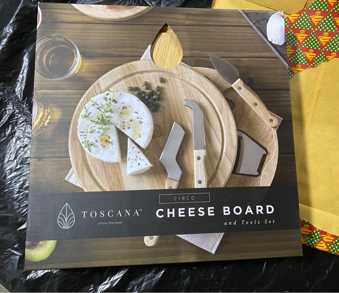 TOSCANA Cheese Board Set, Furniture & Home Living, Kitchenware ...