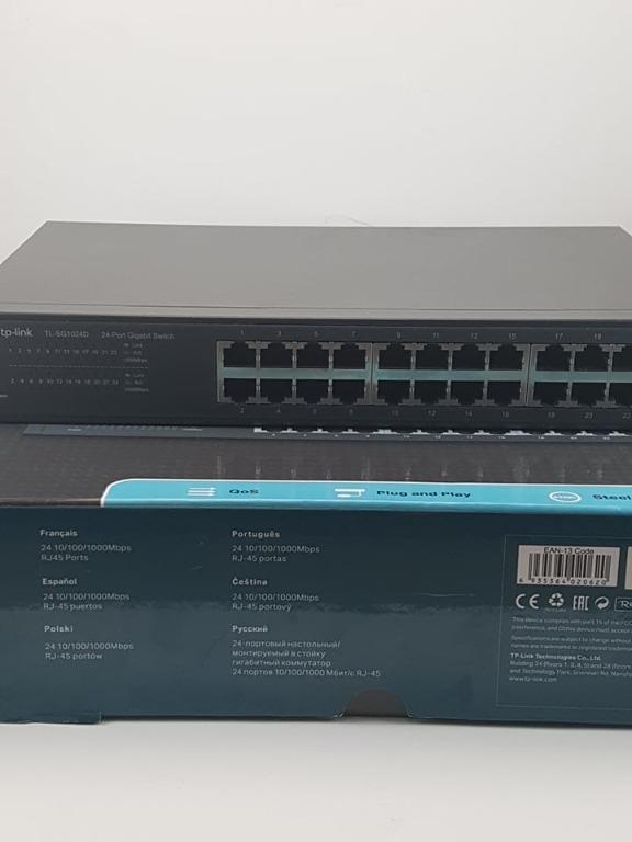 TP-Link TL-SG1024D 24-Port 10/100Mbps Desktop / Rack Mount Switch ...