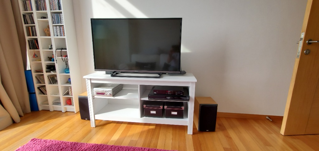 TV bench Ikea BRUSALI, white, Furniture & Home Living, Furniture ...