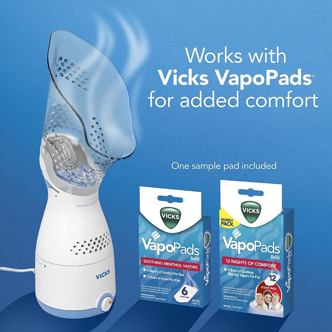 Vicks Personal Sinus Steam Inhaler - 220V, Health & Nutrition, Medical ...