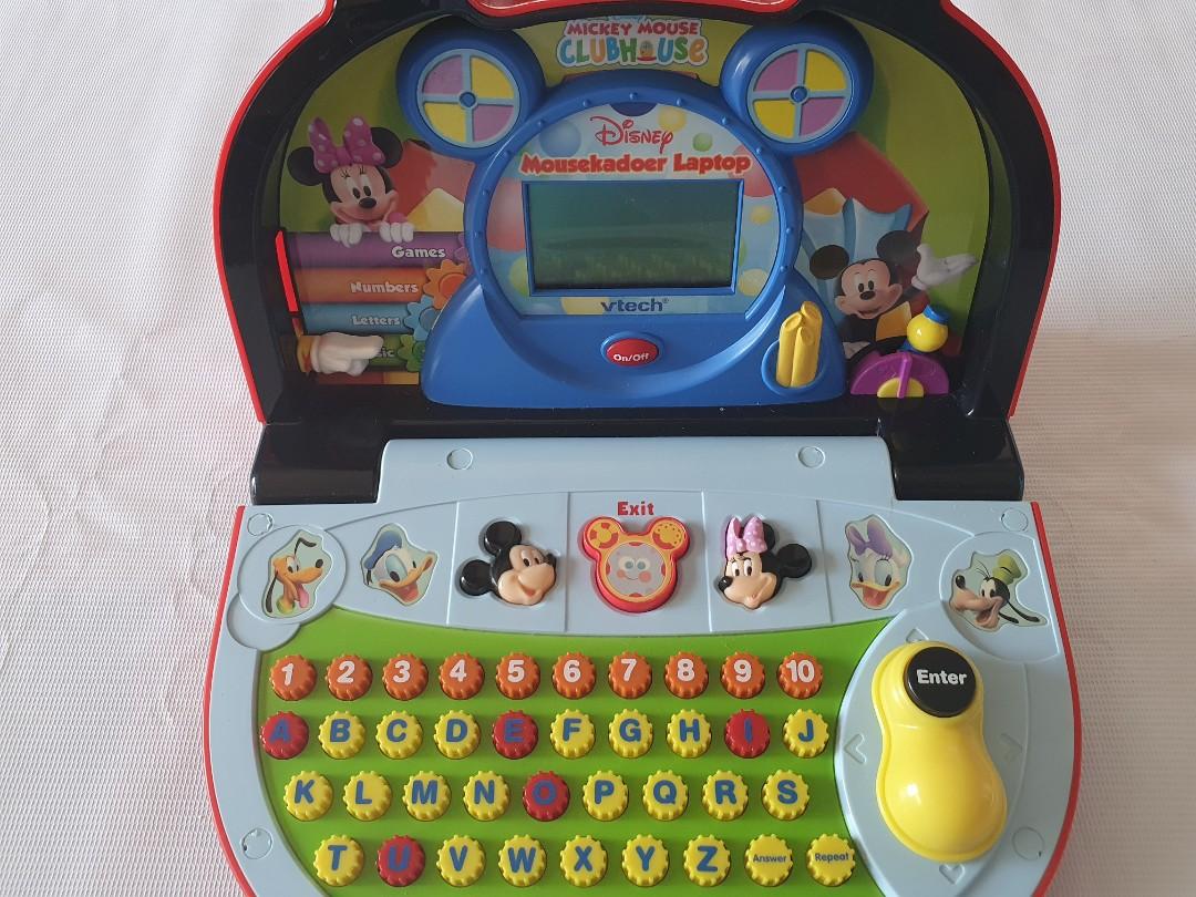 Vtech Mickey Mouse Clubhouse Laptop, Hobbies & Toys, Toys & Games on ...