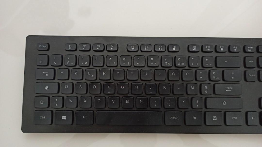 Wireless AZERTY french keyboard, Computers & Tech, Parts & Accessories ...