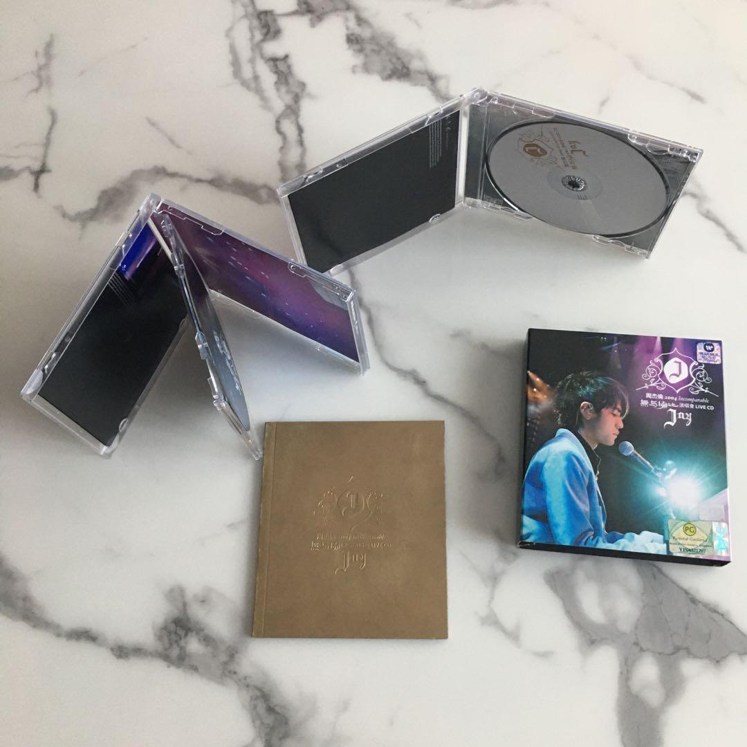 2004 Incomparable Concert (無與倫比演唱會) Live CD & VCD | Jay Chou 周杰伦, Hobbies & Toys, Music & Media ...