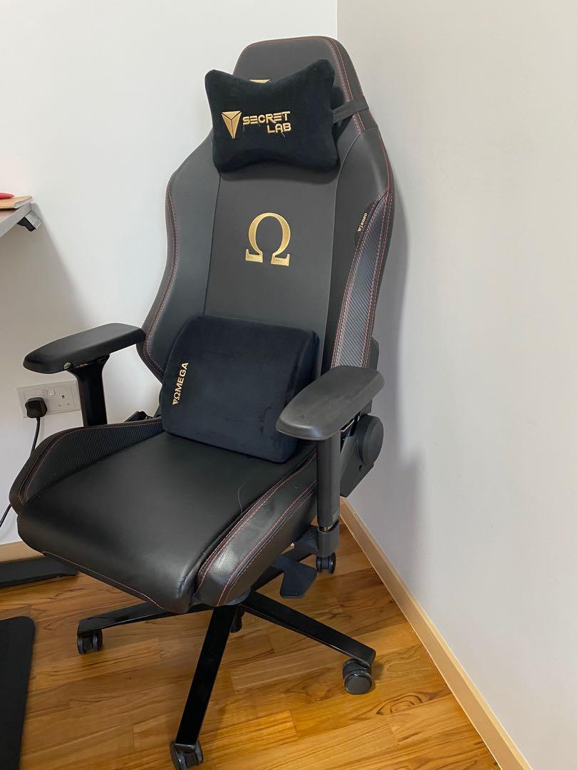 Secret Lab Omega 2020 Chair, Furniture & Home Living, Furniture, Chairs ...