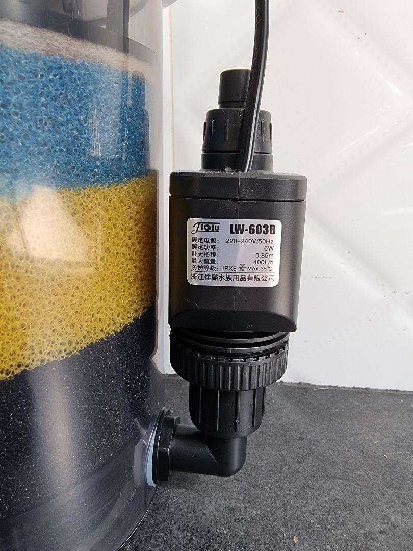 6W Transparent Mini External Canister Filter Durable Mini Aquarium ...