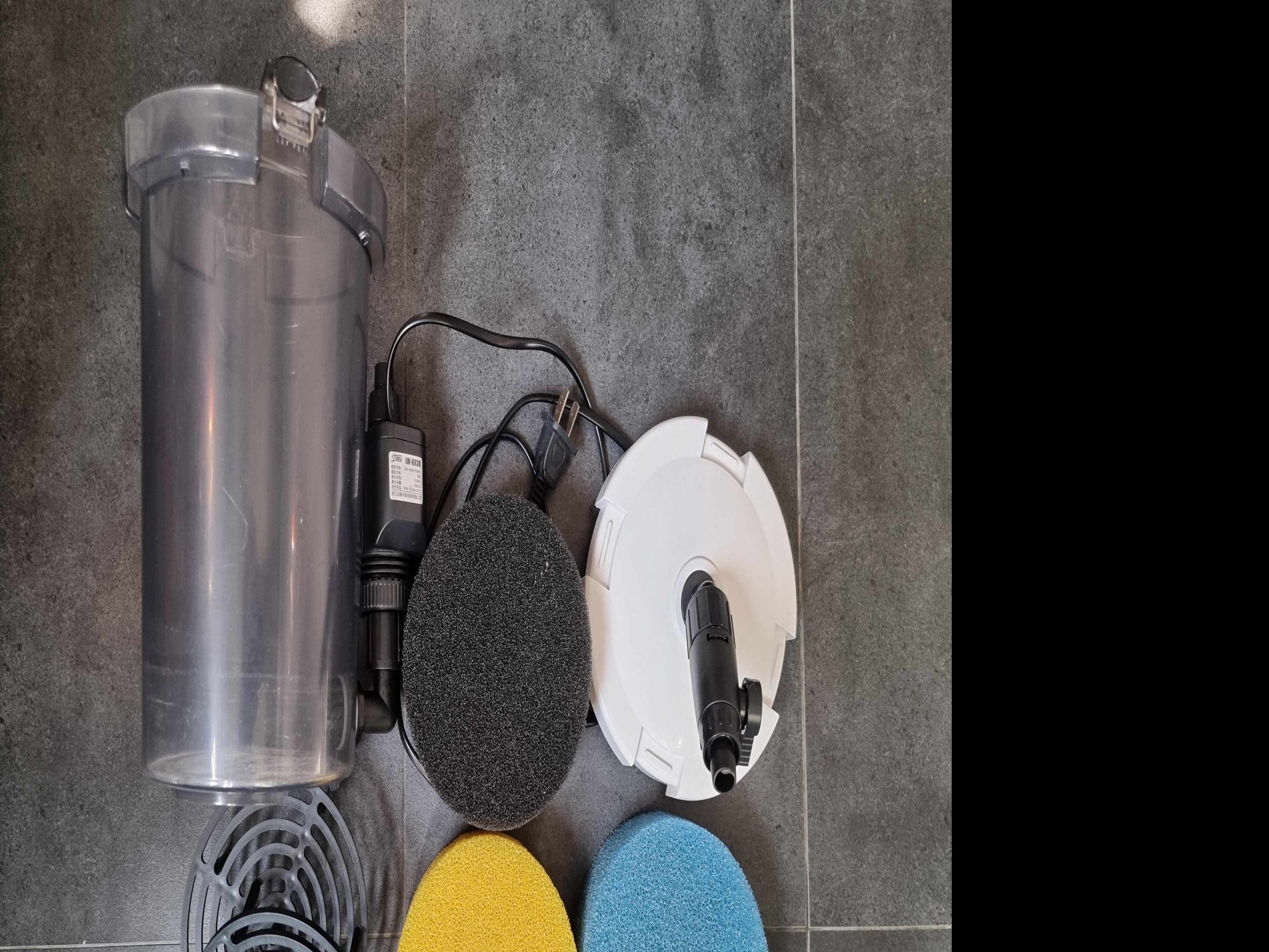 6W Transparent Mini External Canister Filter Durable Mini Aquarium ...