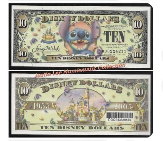 🎰 2005 Lilo & Stitch Disney Dollar (Disney 50th Anniversary), Hobbies ...