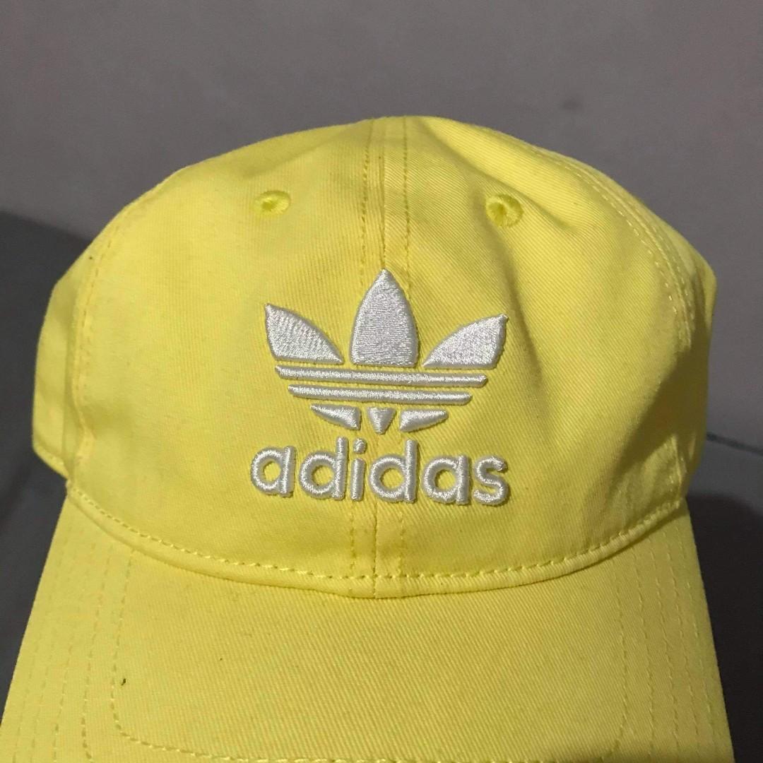 Adidas Cap (Pastel Yellow), Men's Fashion, Watches & Accessories, Caps ...