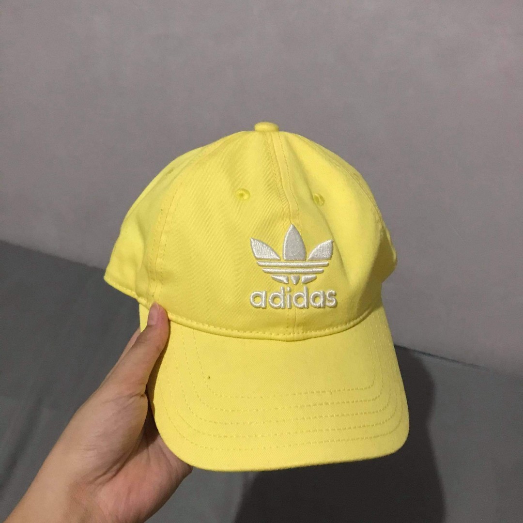 Adidas Cap (Pastel Yellow), Men's Fashion, Watches & Accessories, Caps ...