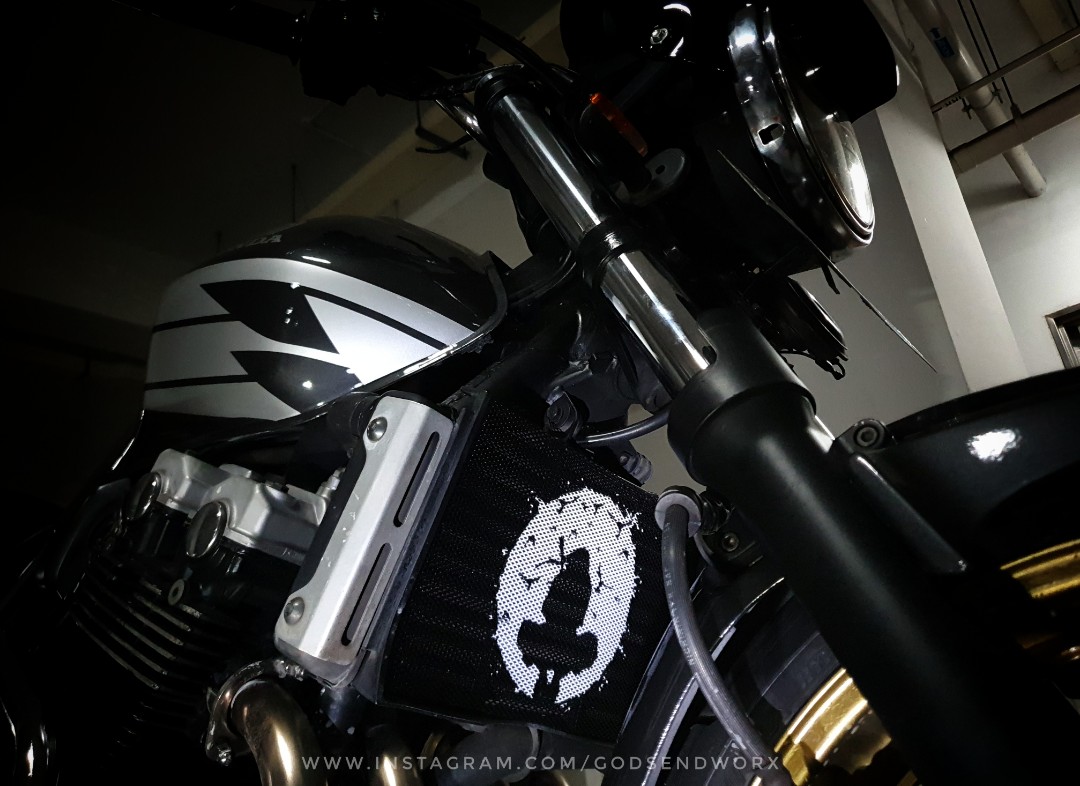 Aerox / MT15 / MT03 / CB400 / Revo radiator guard - Itachi Uchiha ...
