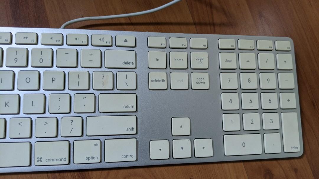 Apple Wired Keyboard Computers And Tech Parts And Accessories Computer