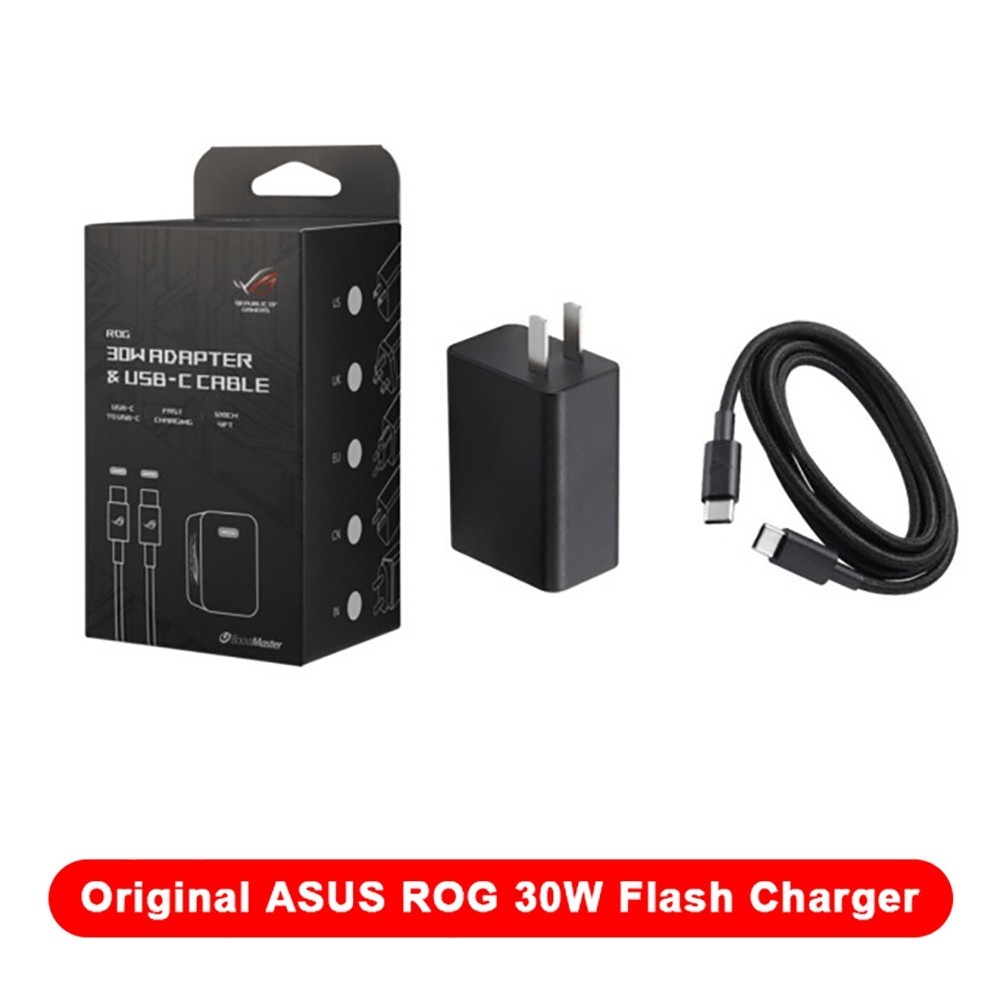 ASUS ROG gaming phone Charging kit 30w & braided cables, Video Gaming ...
