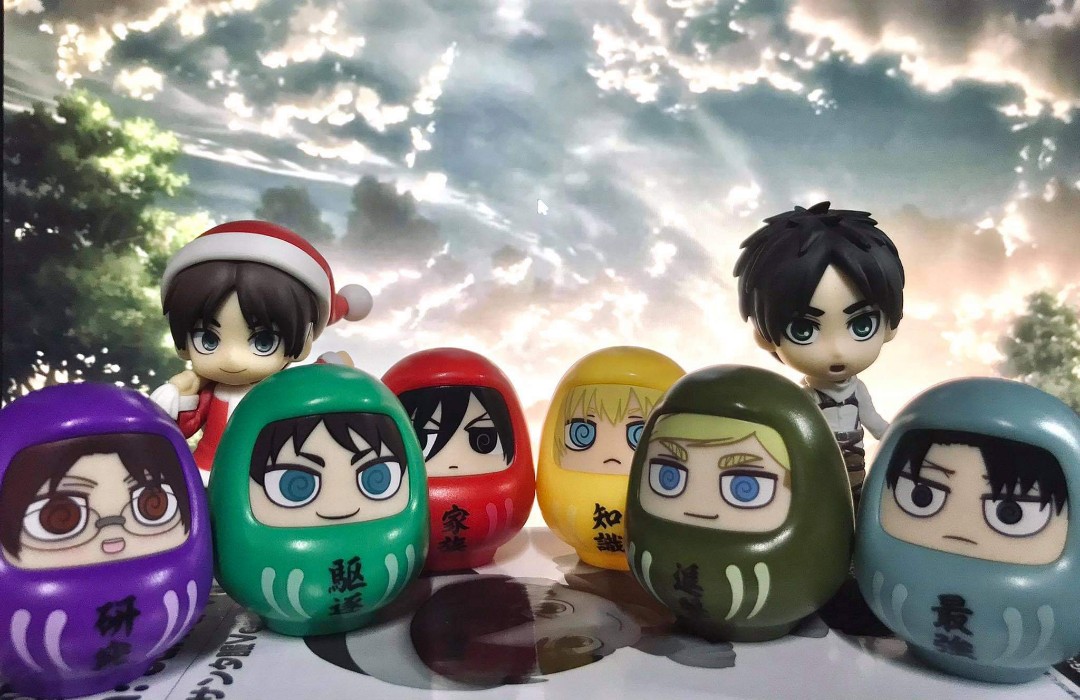 Attack on titan chibis, Hobbies & Toys, Toys & Games on Carousell