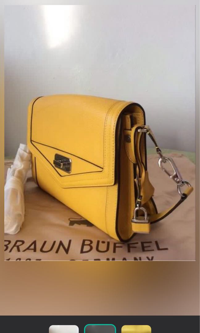 Braun Buffel handbag / Sling bag / crossbody bag, Women's Fashion, Bags ...