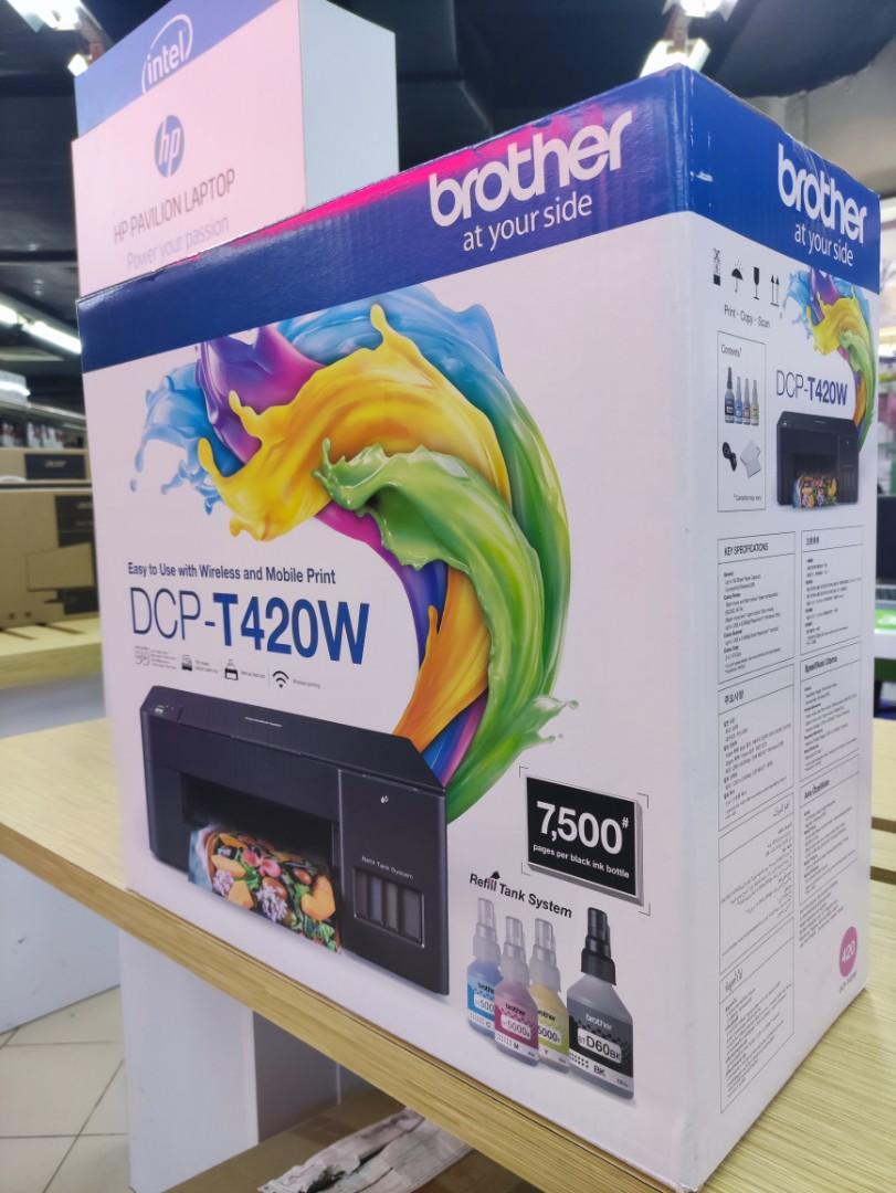 Brother DCP-T420W Refill Tank Printer, Computers & Tech, Parts ...