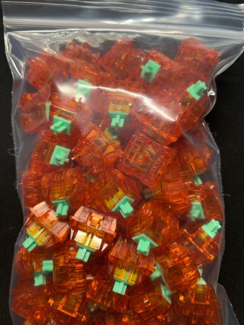 C3 Tangerine 62g Linear Switch (Lubed + Filmed), Computers & Tech ...