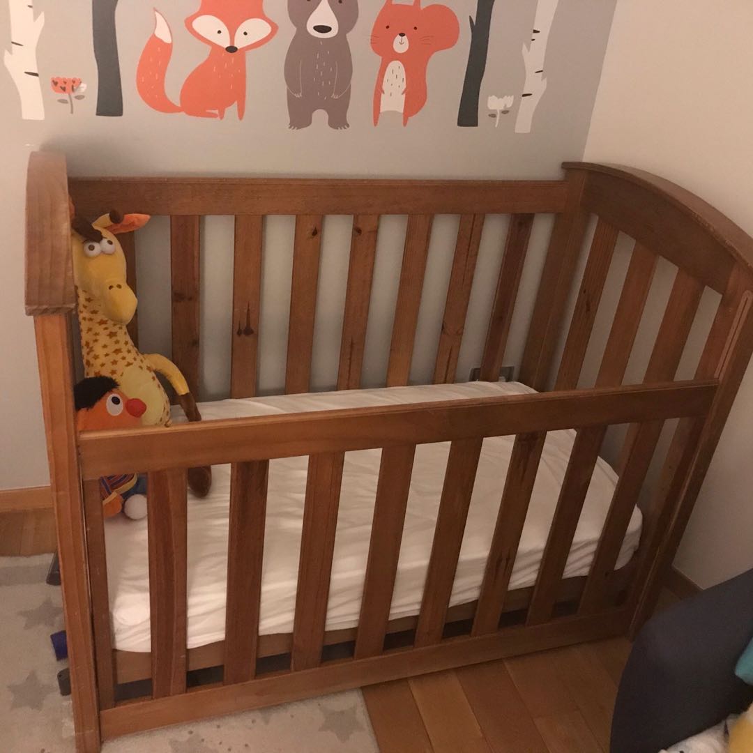 Cot solid NZ pine wood ( brand from Australia), Babies & Kids, Baby ...