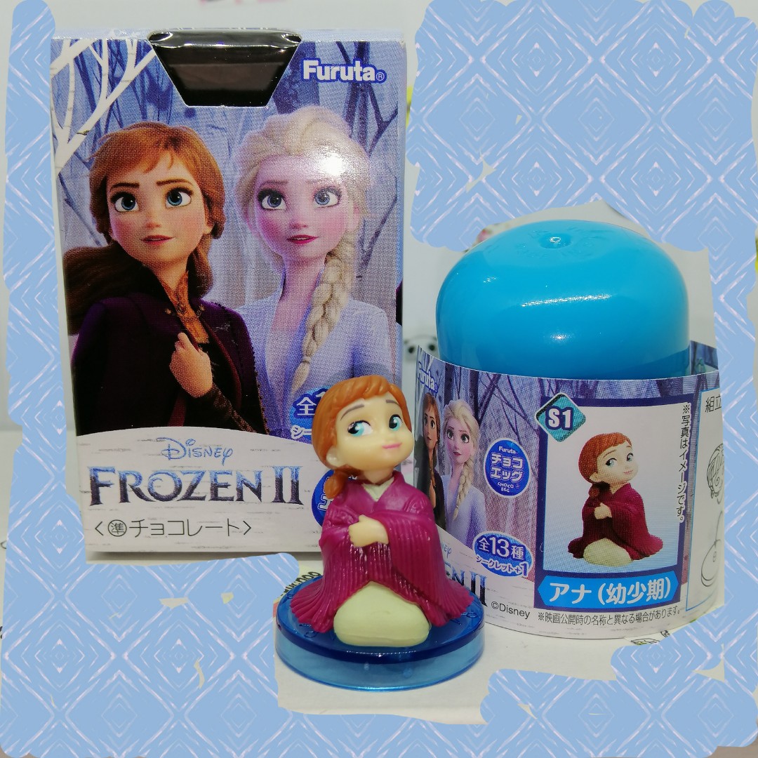 Disney Frozen Anna mini figure (RARE secret young version), Hobbies ...