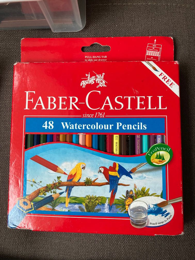 Faber Castell 48 Watercolor Pencils, Hobbies & Toys, Stationary & Craft ...