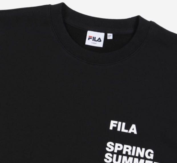FILA Oversized Sweater (worn by BTS Jungkook), Men's Fashion, Coats ...