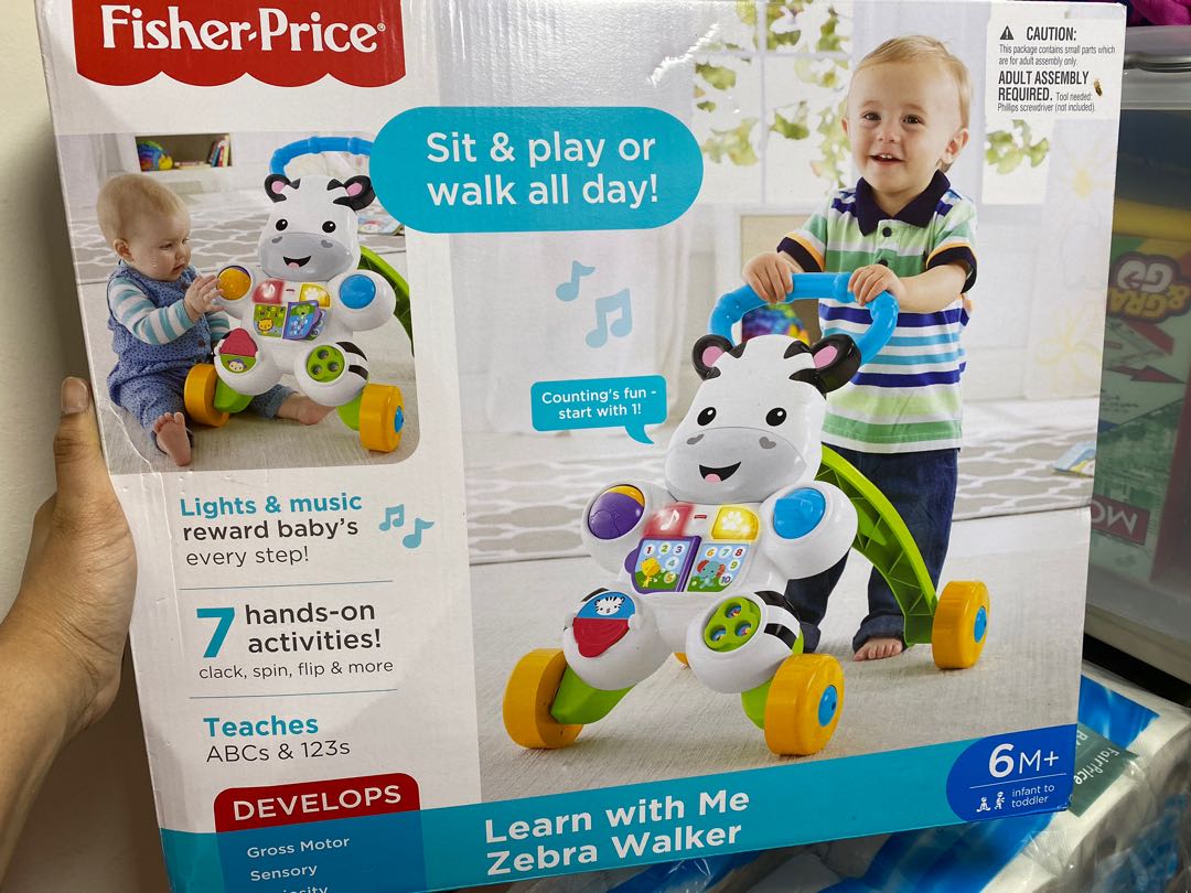 Fisher Price Zebra Walker, Babies & Kids, Infant Playtime on Carousell