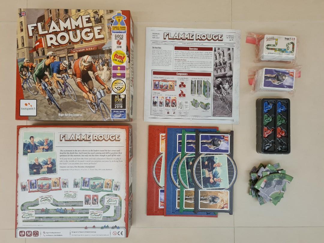 Flamme Rouge + Peloton Expansion + Metro Expansion, Hobbies & Toys ...