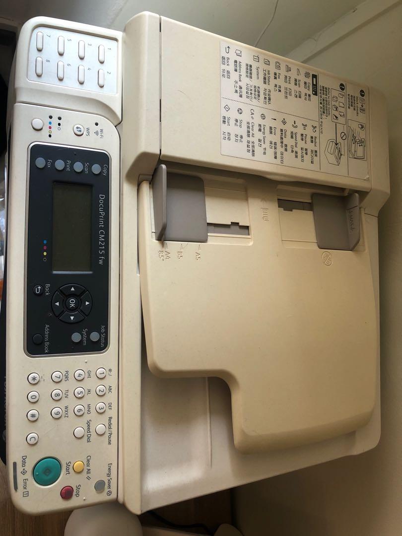 Fuji Xerox DocuPrint CM215 fw colored printer, scanner and copier, Computers & Tech, Printers ...