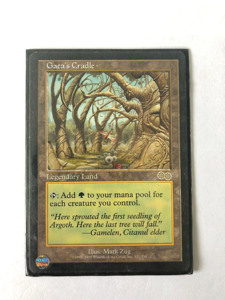 MTG Gaea’s Cradle (Urza’s Saga), Hobbies & Toys, Toys & Games on Carousell
