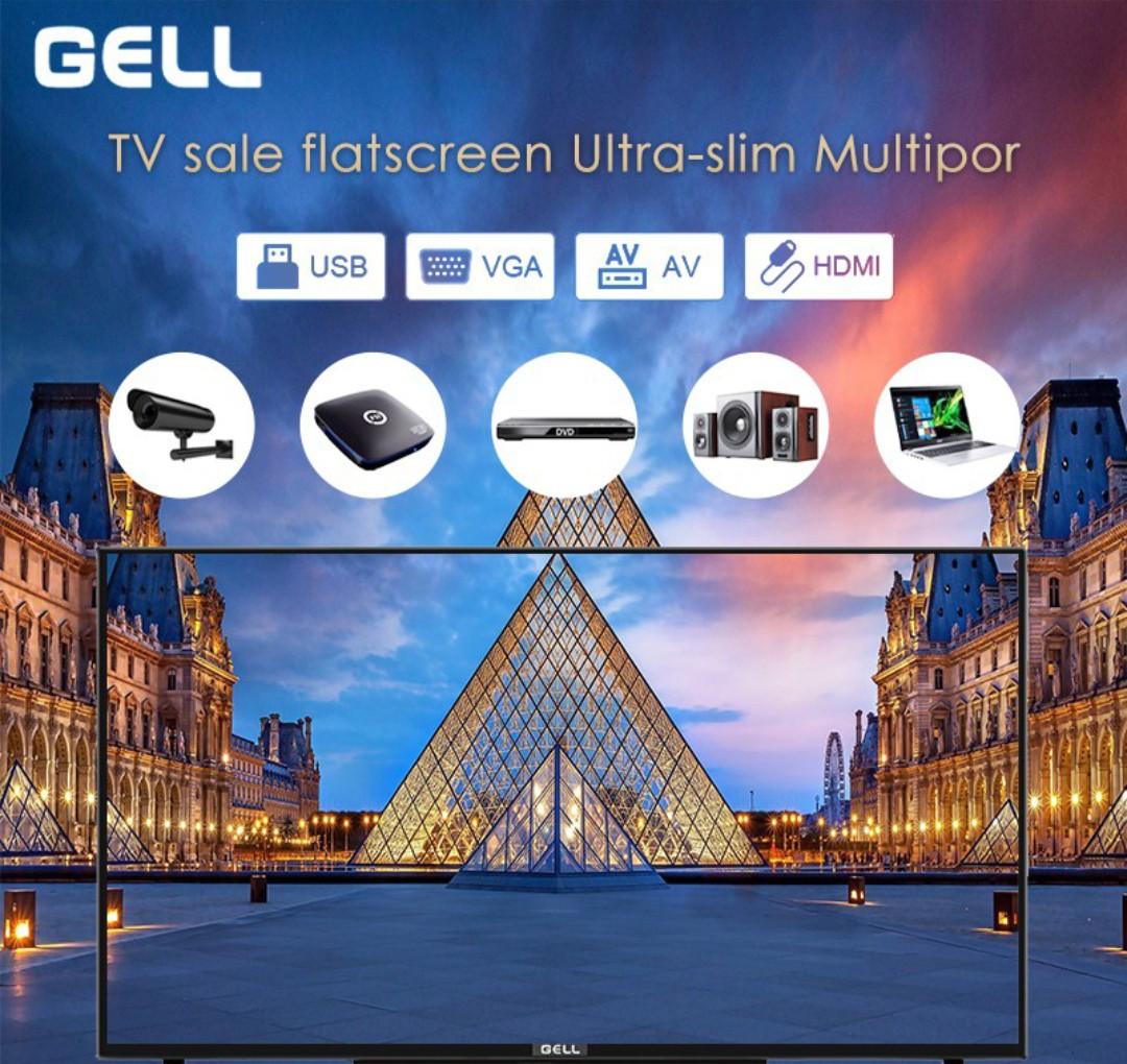 GELL 60inch Smart TV sale flatscreen Frameless LED TV Youtube Multiport ...