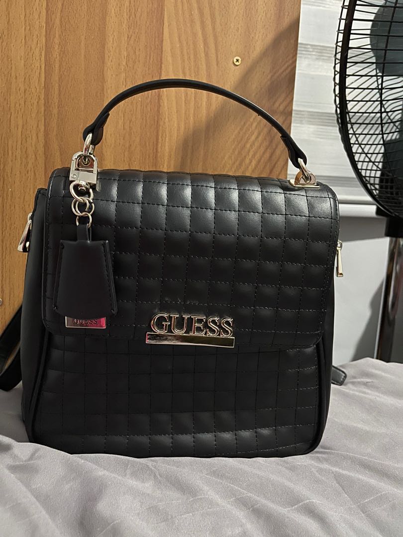 Guess Quilted Bag Original Mall Pull-Out, Luxury, Bags & Wallets on ...