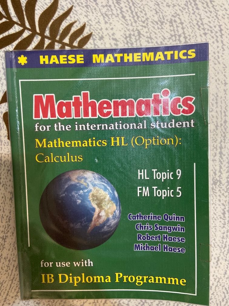 IB MATH Textbook Calculus, 興趣及遊戲, 書本 & 文具, 教科書 - Carousell