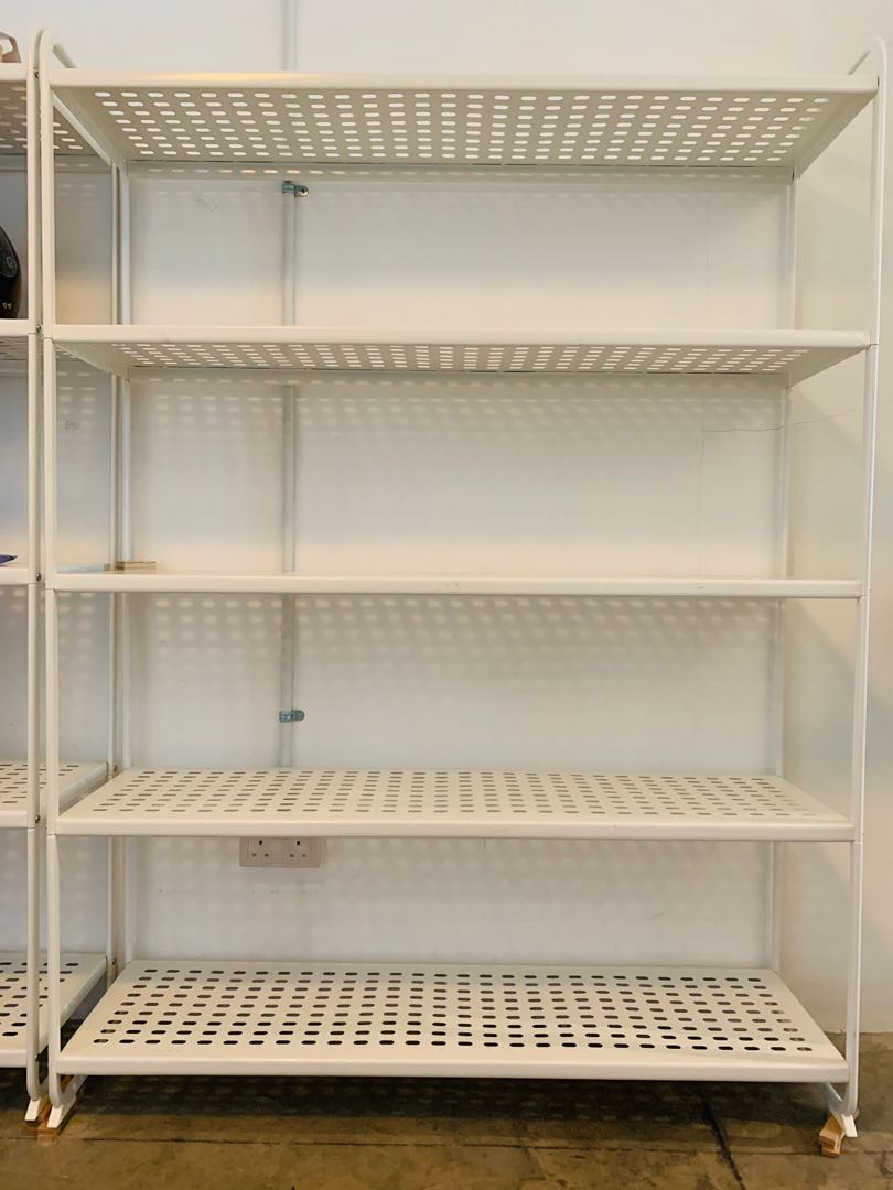 Ikea Metal Shelves, Furniture & Home Living, Furniture, Shelves ...