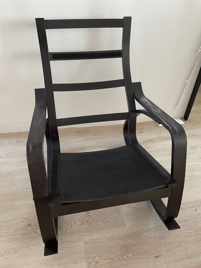 IKEA POÄNG Rocking Chair (frame), Furniture & Home Living, Furniture ...