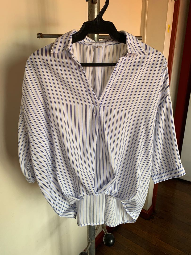 Japanese style blouse, Women's Fashion, Tops, Blouses on Carousell