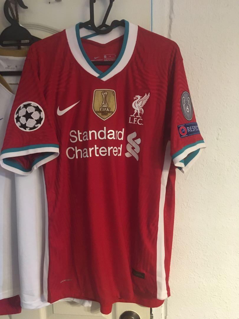 Liverpool FC Home 20/21 UCL Kit ( Thiago 6), Men's Fashion, Activewear ...
