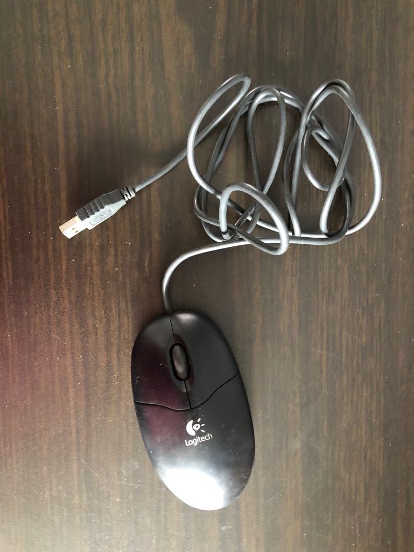 Logitech wired mouse, Computers & Tech, Parts & Accessories, Mouse ...