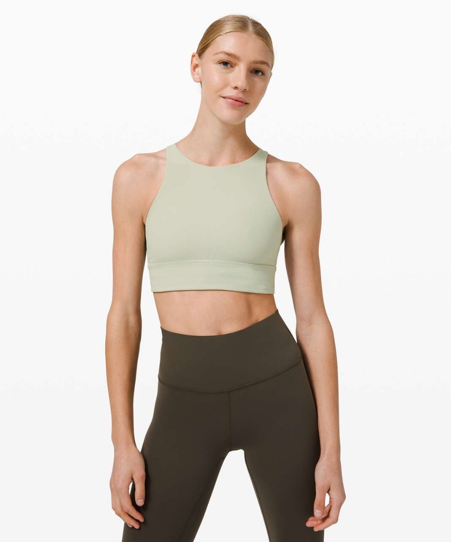 Lululemon Energy Bra High Neck Long Line Rib, Women's Fashion ...