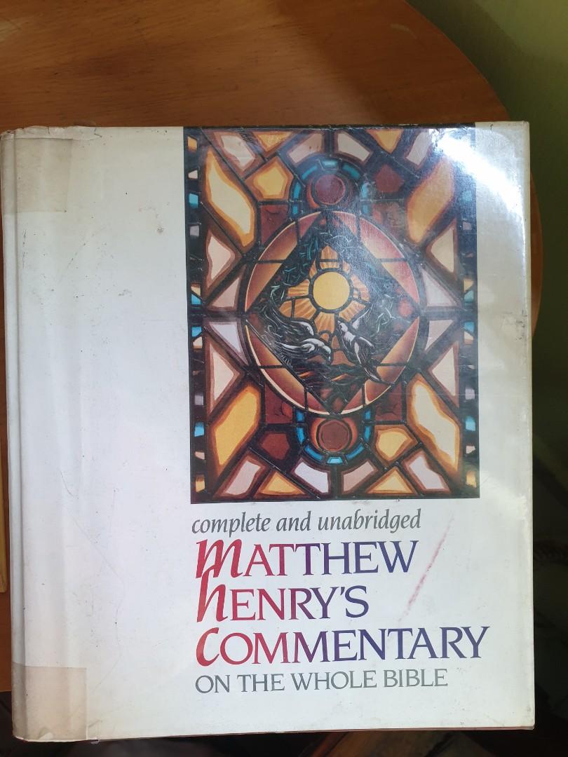 Matthew Henry's Commentary, Hobbies & Toys, Books & Magazines, Religion ...