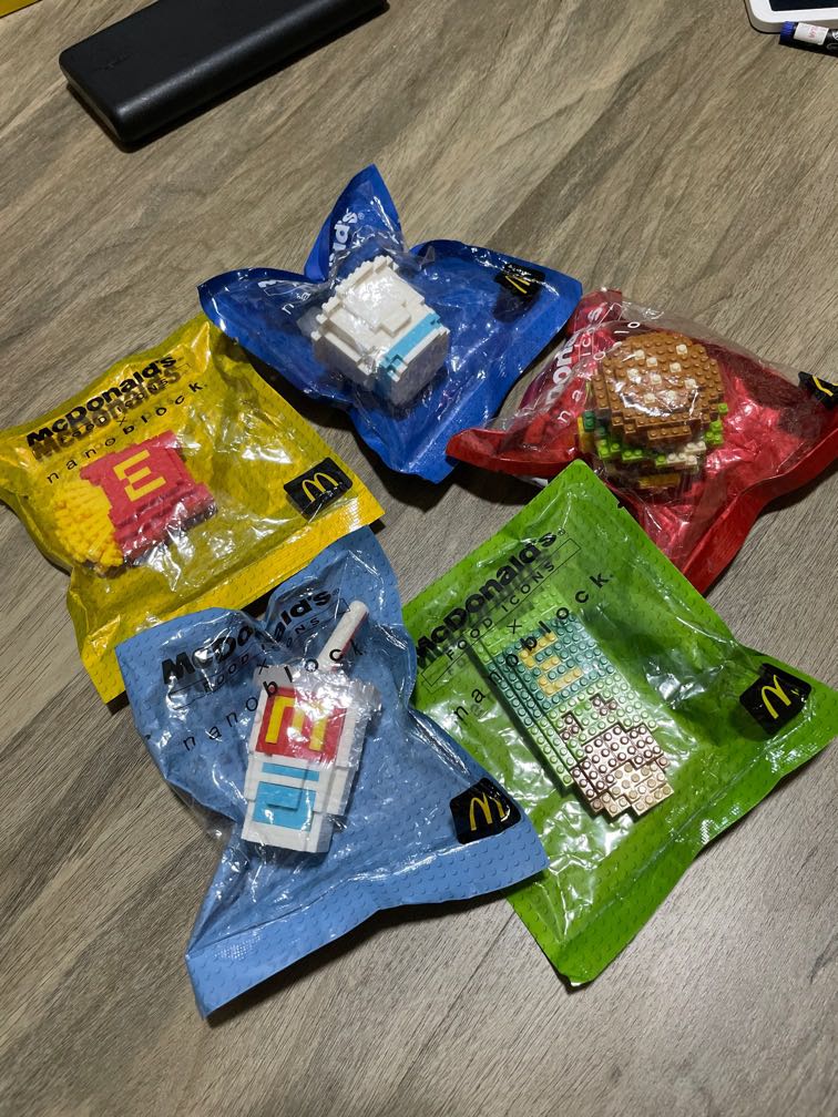 McDonald’s Nanoblock Food Icons, Hobbies & Toys, Toys & Games on Carousell