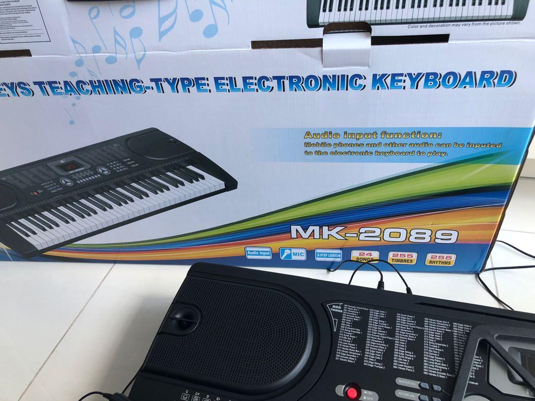 MK2089 61 Key Electronic Keyboard, Hobbies & Toys, Music & Media ...
