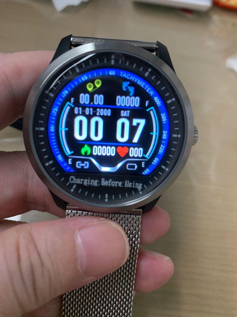 N58 ECG PPG ( 2 straps ) Smart Watch With Electrocardiograph Ecg ...