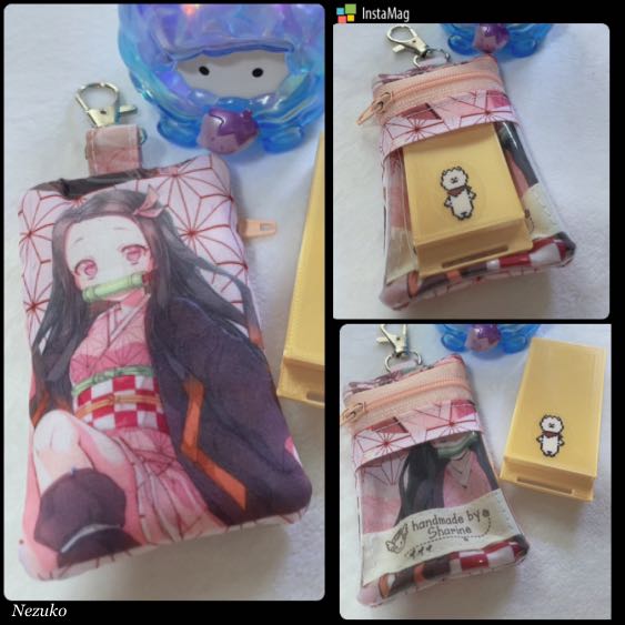 Nezuko demon slayer trace together token cover pouch holder, Everything ...