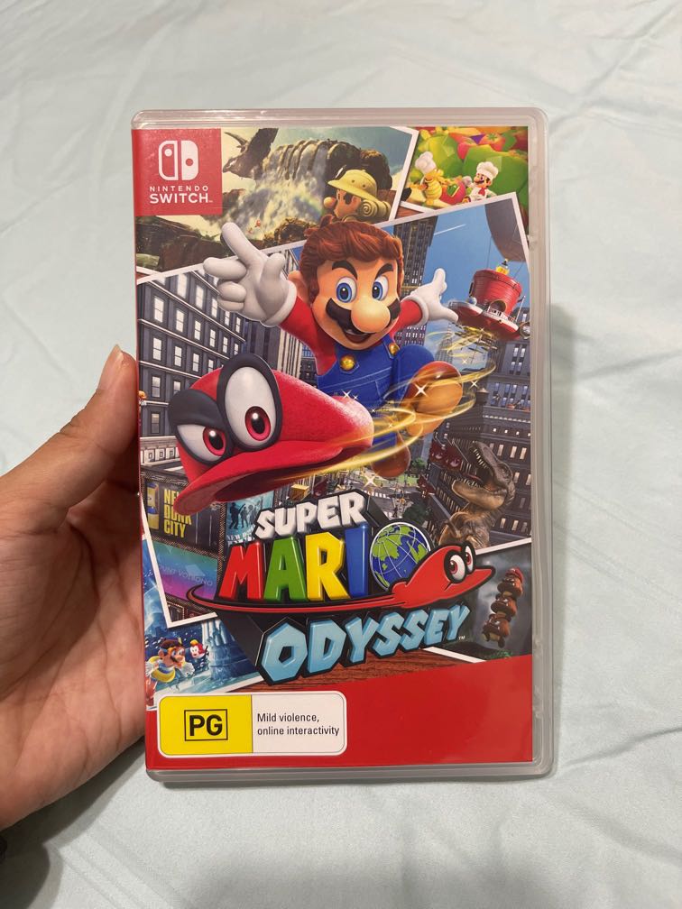 Nintendo Switch Super Mario Odyssey, Video Gaming, Video Games ...