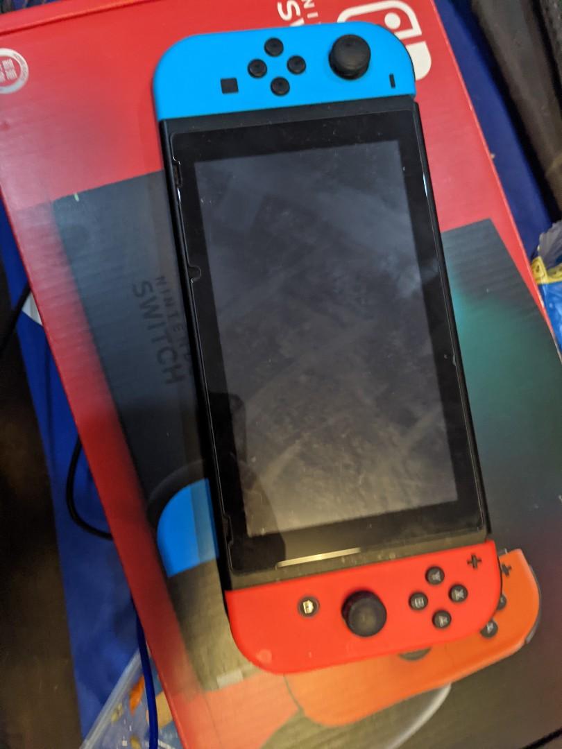 (jailbroken)Nintendo switch V2 with modchip, Video Gaming, Video Game ...