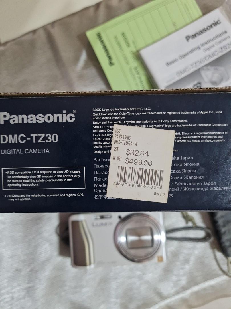 Panasonic Lumix TZ30, Photography, Cameras on Carousell