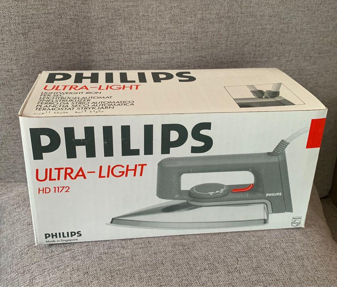 PHILIPS HD1172 Electric Dry Iron 220V 熨斗, 家庭電器, 熨斗及掛熨機 - Carousell